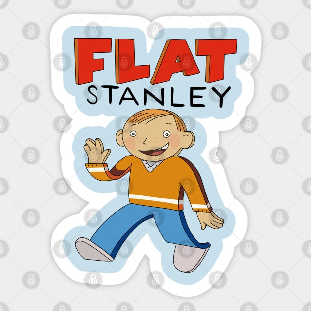 Flat Stanley Classic Children’s Book Illustration - Flat Stanley - Sticker | TeePublic